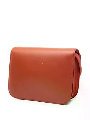 Celine Medium Calfskin Classic Box Crossbody Bag - Orange