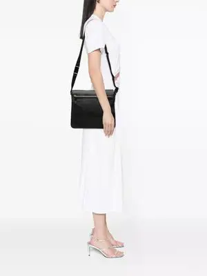 Dior Diorissimo Embossed Leather Messenger Bag