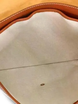 Goyard Coursier Messenger Bag In Coated Canvas And Leather - Brown
