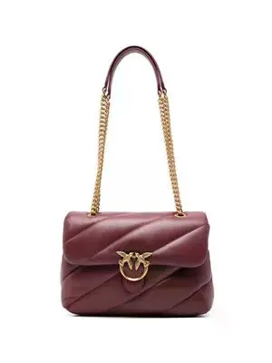 Pinko Love Birds Quilted Shoulder Bag