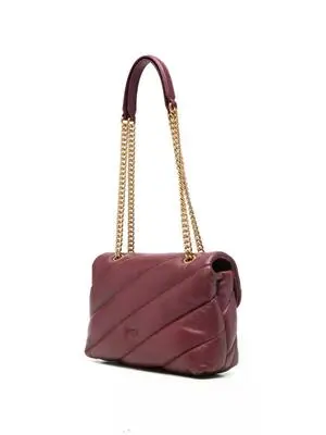 Pinko Love Birds Quilted Shoulder Bag