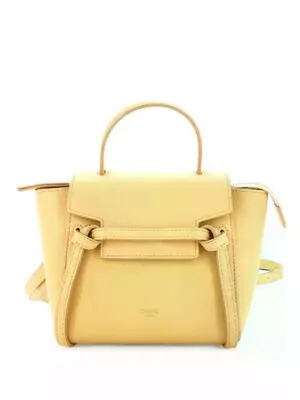 Celine Textured Leather Pico Shoulder Bag