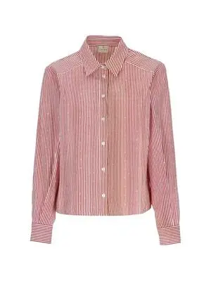 EMME Crystal-embellished Striped Shirt