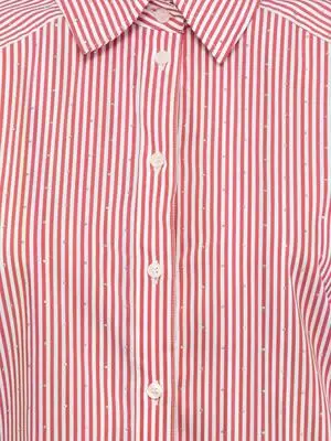 EMME Crystal-embellished Striped Shirt