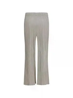 GONGDID DESIGN Plissé-effect Palazzo Pants