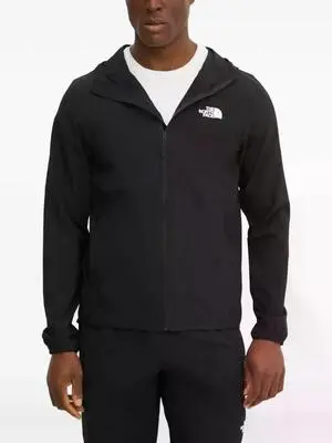 The North Face Logo-print Zip-up Hoodie - Black