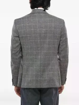 Corneliani Checked Single-breasted Blazer