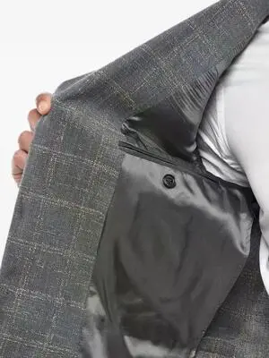 Corneliani Checked Single-breasted Blazer