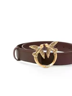 Pinko Love Birds Leather Belt