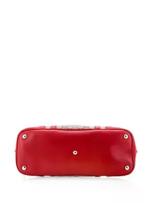 Gucci Gg Coated Canvas Small Satchel