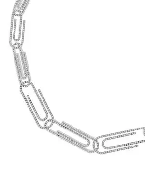 Off-White Crystal-embellished Necklace