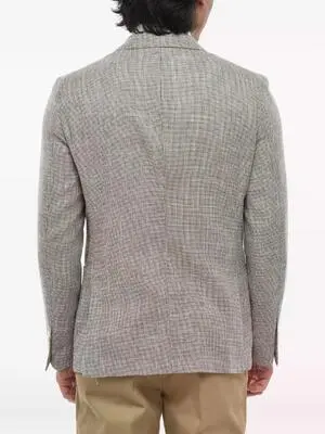 Corneliani Pin-detail Houndstooth Blazer