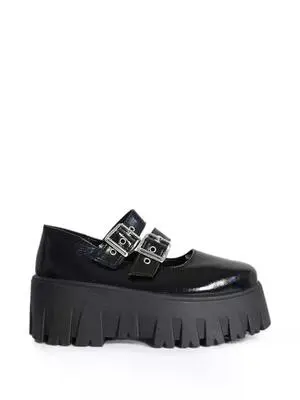 ALTERCORE Skarde Buckle-fastening Platform Pumps - Black