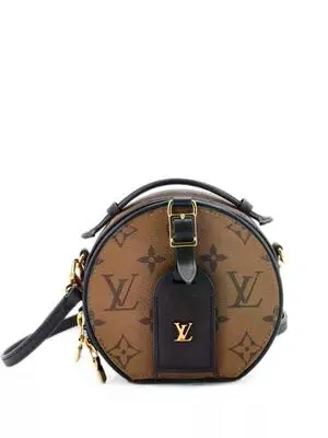 LOUIS VUITTON Mini Boite Chapeau Bag Reverse Monogram Canvas Crossbody Bag