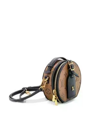 LOUIS VUITTON Mini Boite Chapeau Bag Reverse Monogram Canvas Crossbody Bag
