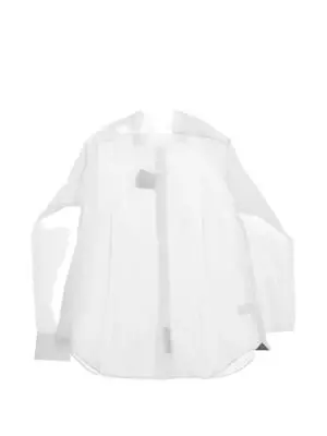 Corneliani Herringbone-pattern French-collar Shirt