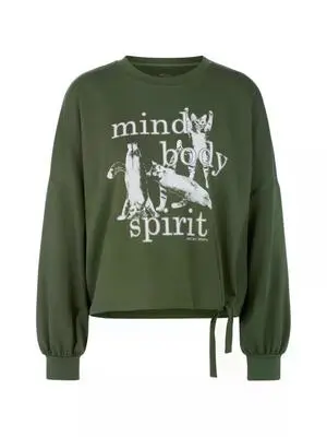 MARCCAIN Graphic Print Drawstring Hoodie