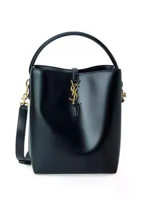 Saint Laurent Le 37 Smooth Leather Bucket Bag
