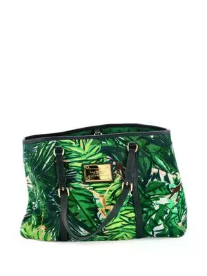 LOUIS VUITTON Ailleurs Cabas Limited Edition Printed Canvas Pm Tote Bag - Green