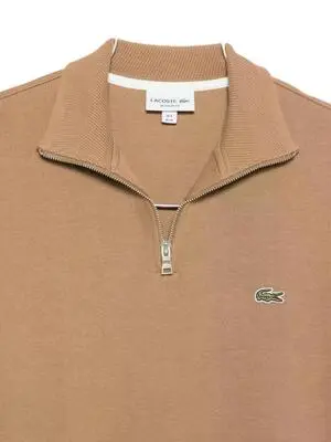 Lacoste Logo-patch Zip-fastening Polo Shirt
