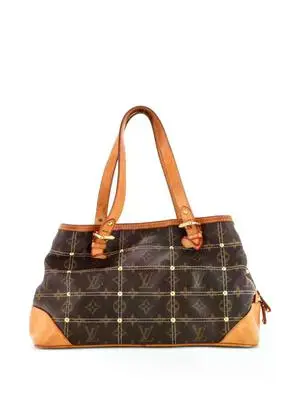LOUIS VUITTON Monogram Canvas Riveting Tote Bag