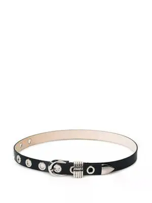 DEHANCHE Hollyhock Rivet Belt - Black
