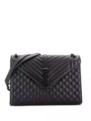 Saint Laurent Classic Monogram Envelope Satchel