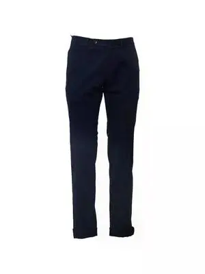 PT TORINO Slim-fit Gabardine Trousers - Blue