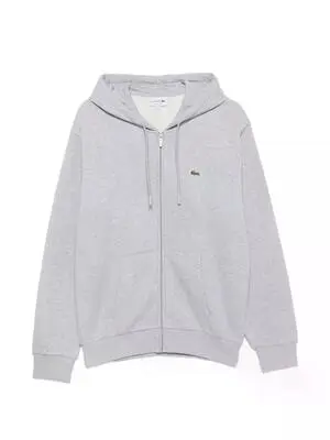 Lacoste Logo-patch Zip-up Hoodie