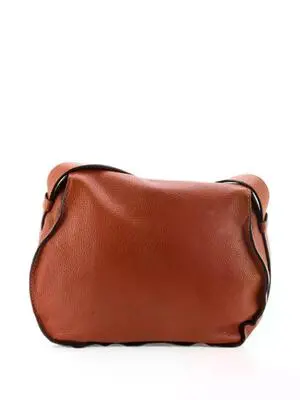 Chloé Marcie Leather Medium Crossbody Bag - Brown
