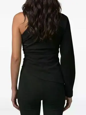 Federica Tosi One-shoulder Draped Blouse