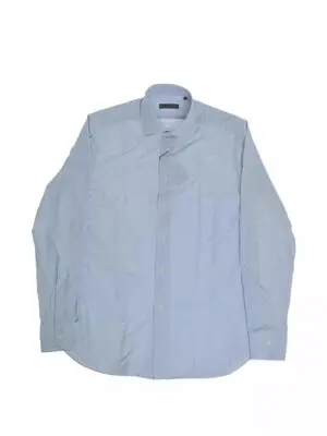 Corneliani Patterned Long-sleeve Shirt - Blue