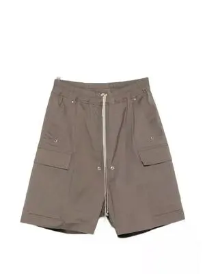 Rick Owens Cargobela Drawstring-waist Cargo Shorts - Grey
