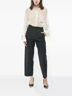 QL2 QUELLEDUE Sandra High-rise Chino Trousers - Blue