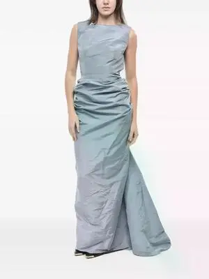 SUPER BLOND Sleeveless Maxi Dress - Blue