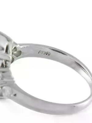 LB EXCLUSIVE Platinum Opal And Diamond Ring