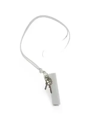 1017 Alyx 9sm Logo-debossed Leather Keychain