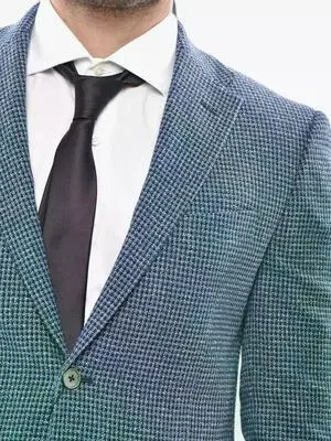 Corneliani Checked Single-breasted Blazer