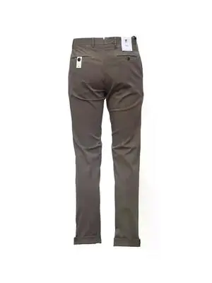 PT TORINO Pressed-crease Slim-fit Trousers