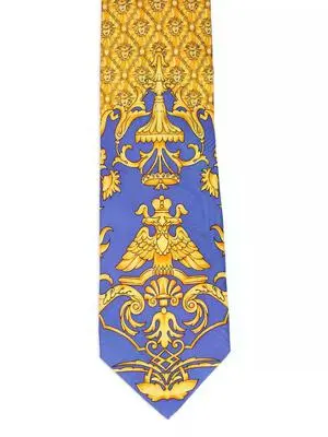 Versace Baroque Medusa Silk Tie