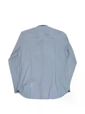 Corneliani Wrinkle-free French-collar Shirt - Blue