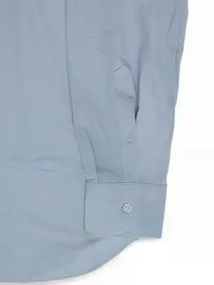 Corneliani Wrinkle-free French-collar Shirt - Blue