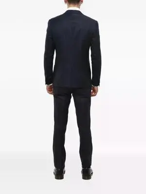 Corneliani Jacquard Satin-lapel Suit