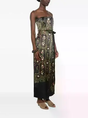 Agua Bendita Open Back Evening Dresses