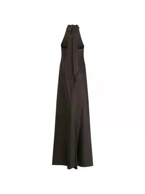 Ralph Lauren Halterneck Tie-fastening Maxi Dress