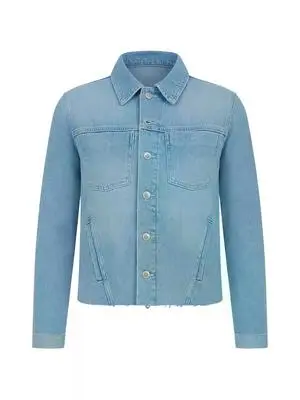 L'Agence Janelle Raw-edge Denim Jacket