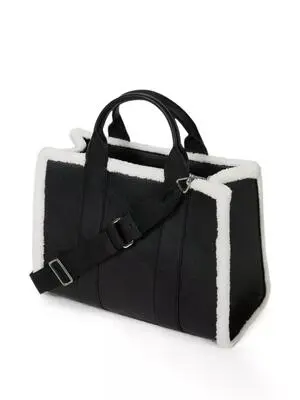 Karl Lagerfeld Medium Rue St-guillaume Shearling Square Tote Bag