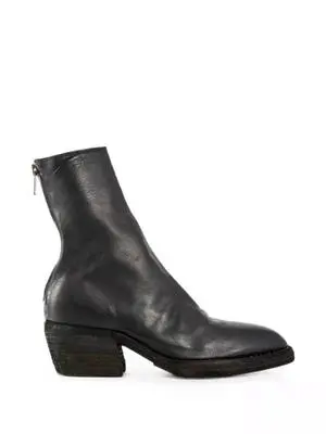 Guidi Texan Leather Boots - Black