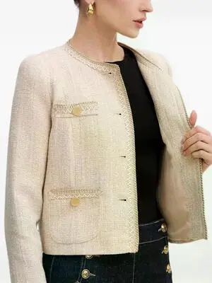 Luisa Spagnoli Vasari Bouclé Button-up Jacket