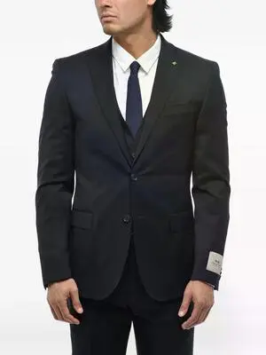 Corneliani Notch-lapel Three-piece Suit - Blue
